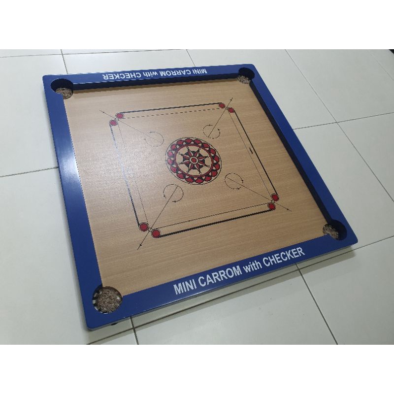 [NEW arrival] Mini Blue Carrom Board with the Checker ER65 | Shopee ...