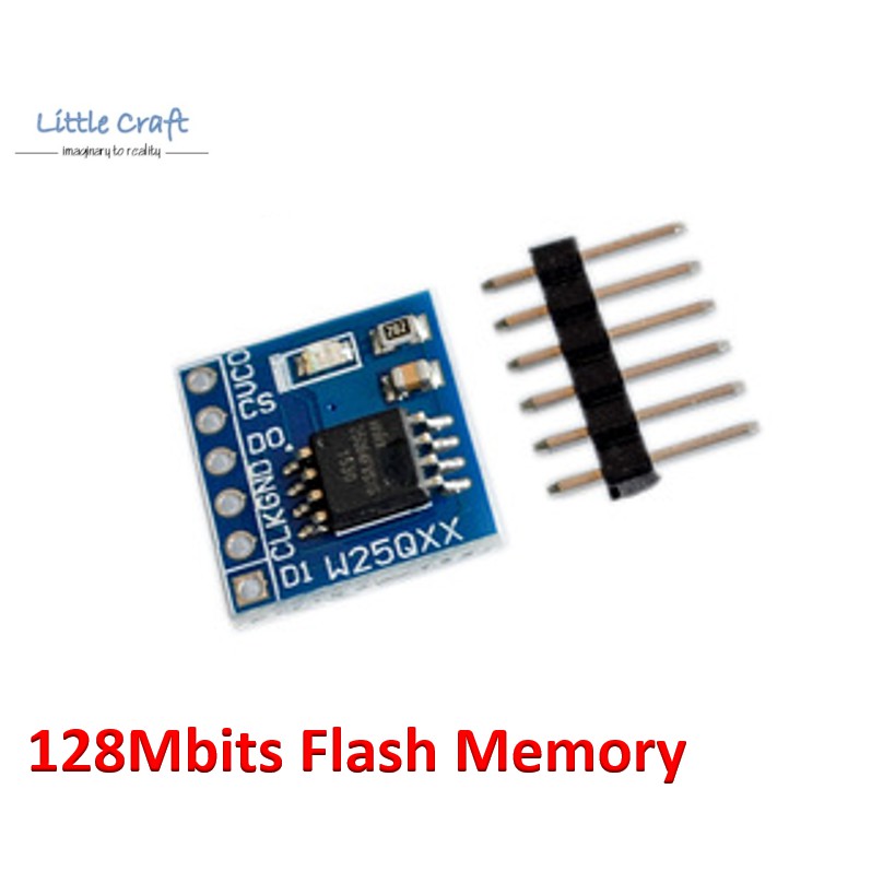 W25q64 128mbits 16mbyte Flash Memory Spi Interface Shopee Malaysia