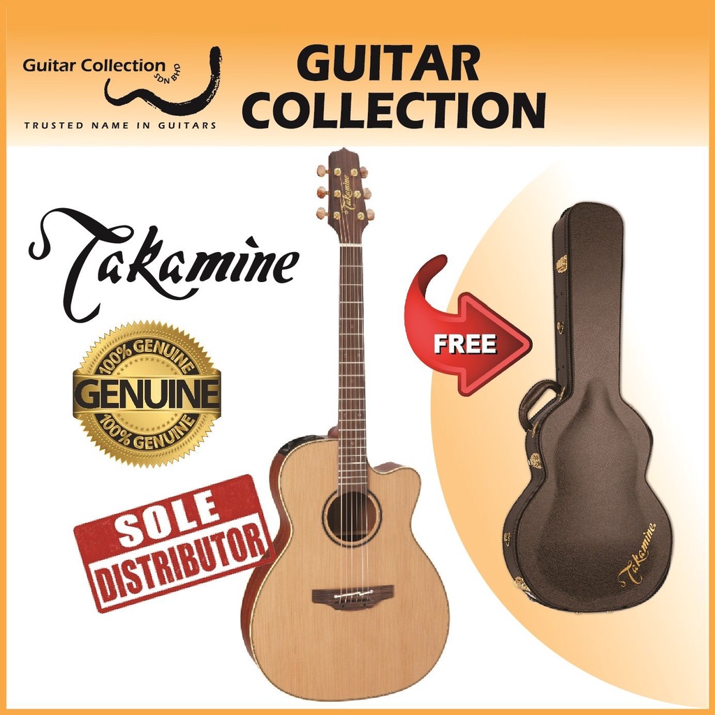 Takamine P3MC Pro Series OM Cutaway Body Acoustic-Electric with CT4B II ...