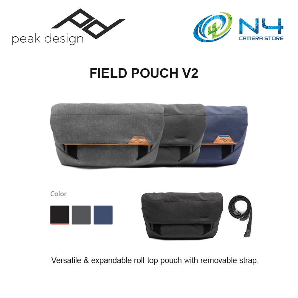 Peak Design Field Pouch Field Pouch V2 - Black / Charcoal / Midnight ...