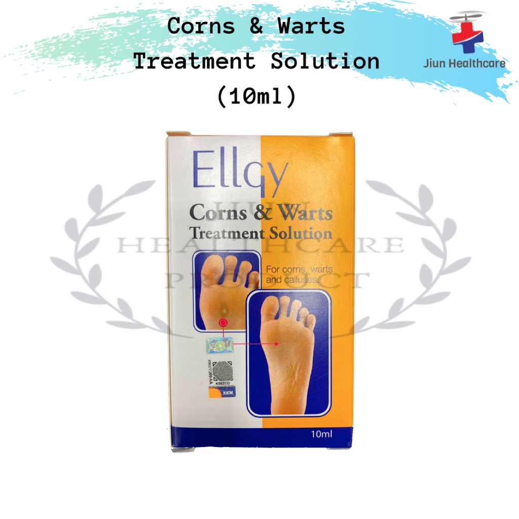 Ellgy Corn & Warts Treatment Solution (10ml) Ubat Ketuat | Shopee Malaysia
