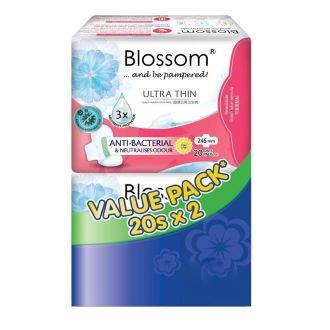 BLOSSOM DAY USE ULTRA THIN PAD (TWIN PACK) | Shopee Malaysia