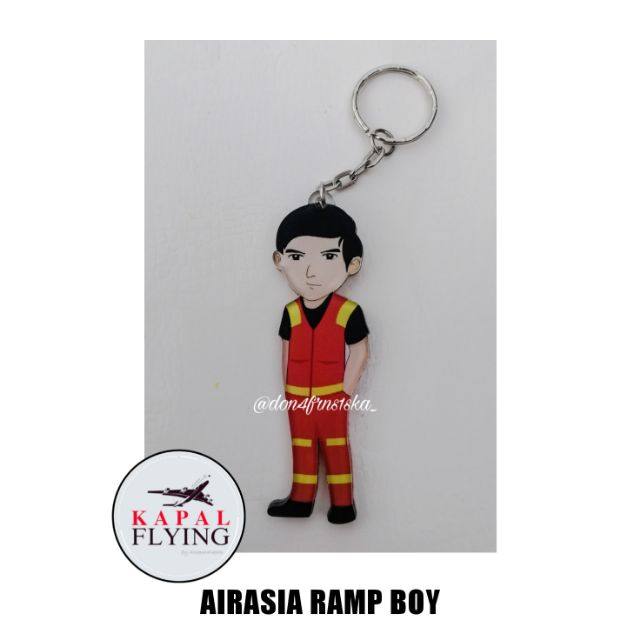 AIRASIA RAMP BOY ACRYLIC KEYCHAINS | Shopee Malaysia