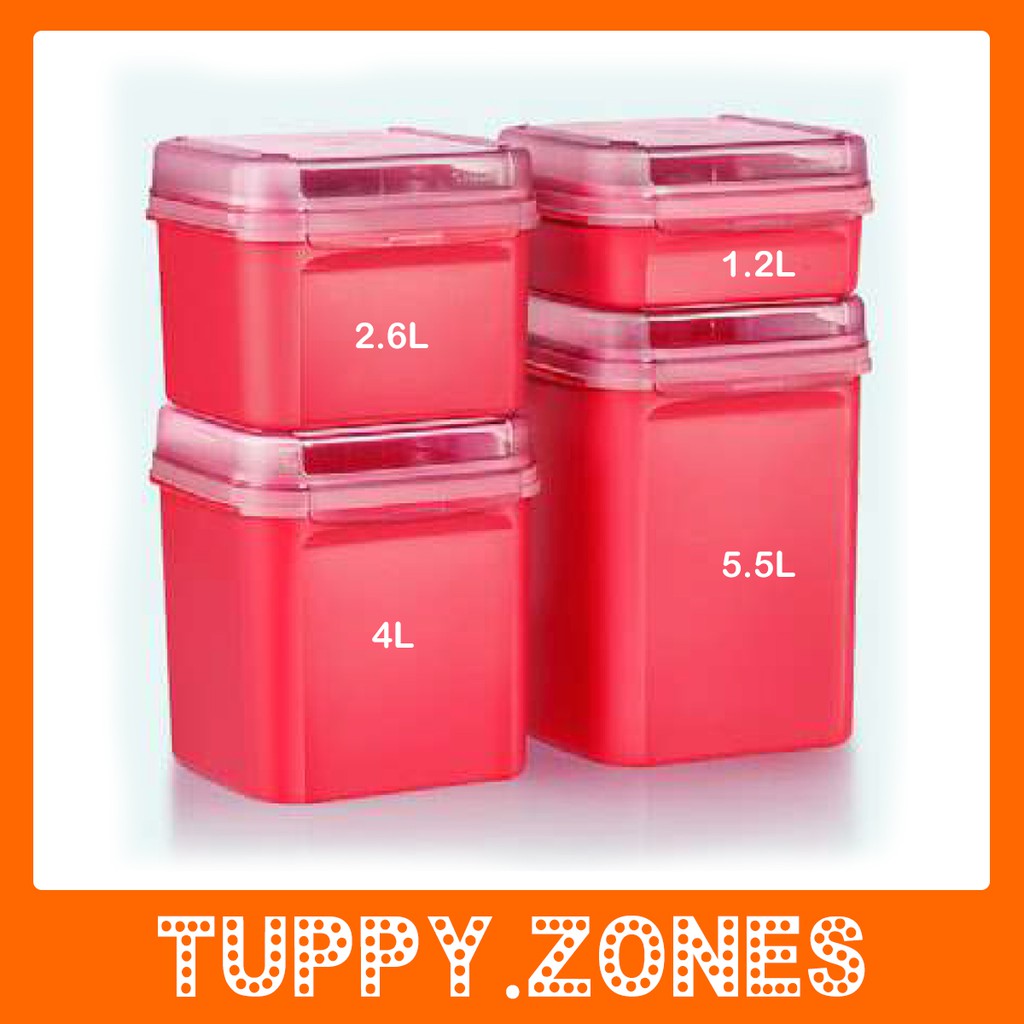 Tupperware Ezy Square Keeper 4L | Shopee Malaysia