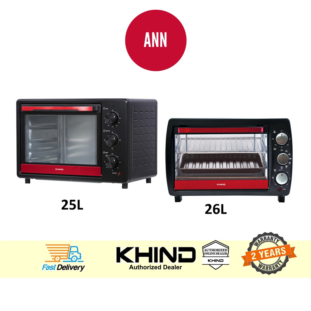 Khind OT25B 25L Electric Oven Toaster KETUHAR OT26 26L With Bubble Wrap ...