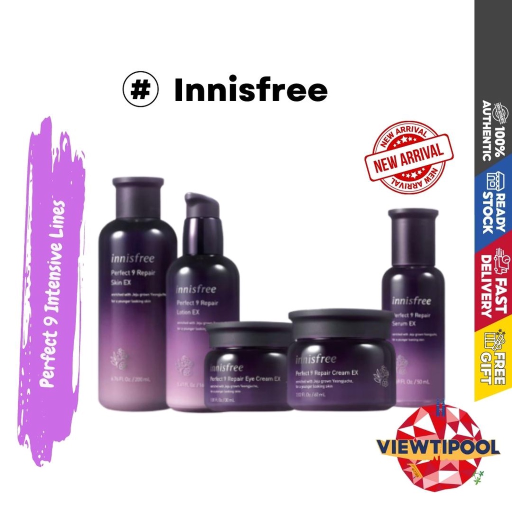 [INNISFREE] Perfect 9 Intensive Collection ( Cream, Eye Cream, Lotio ...