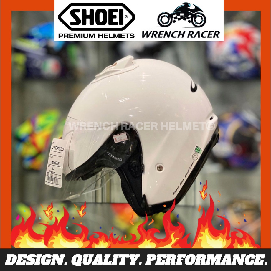 Helmet SHOEI JFORCE 2 / JF2 White Helmet SHOEI JF2 Putih (1 to 1 ...