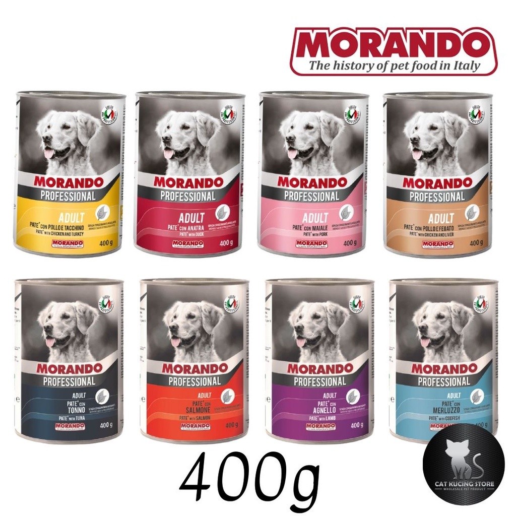 Morando Professional Dog Canned Wet Food 400g / Adult Pate Can Food ...