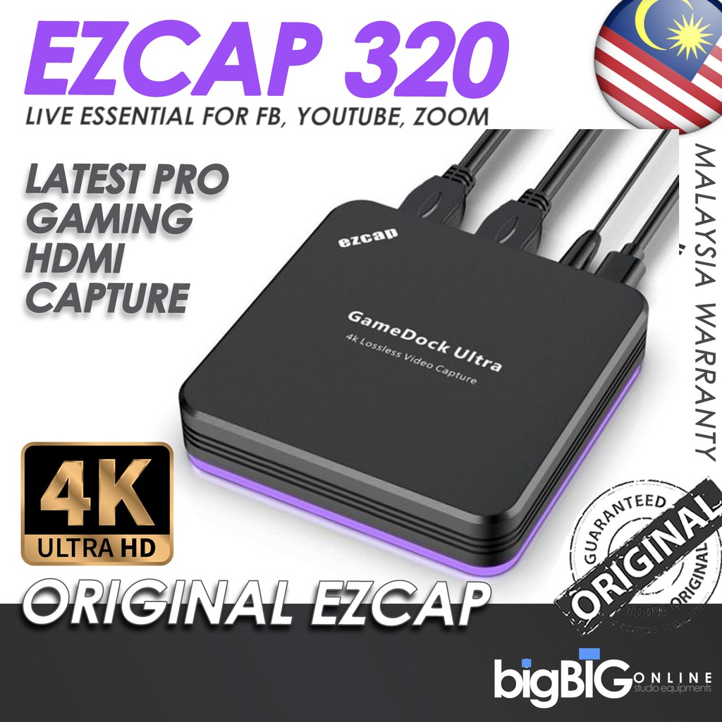 NEW EZCAP 320 326 h -dmi GameDock Ultra USB 3.0 4K 60 FPS Video Capture ...
