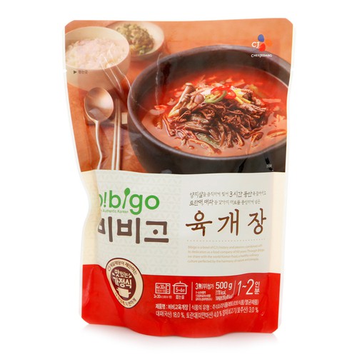 [CJ CHEILJEDANG] Bibigo Yukgaejang (Spicy Korean BBQ flavor Soup) 500g ...