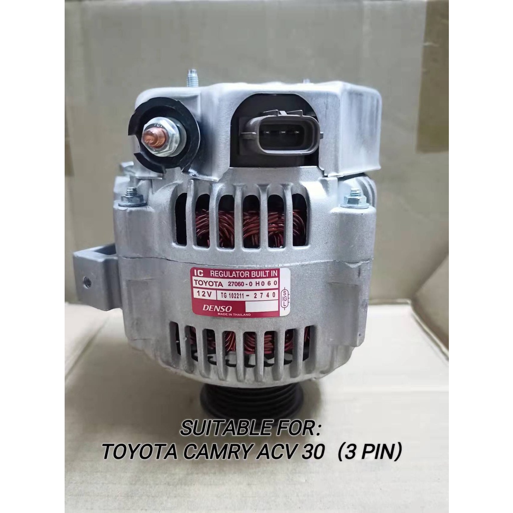 TOYOTA CAMRY ACV30 3 PIN 27060-0H010 / 27060-0H060 NEW ALTERNATOR ...
