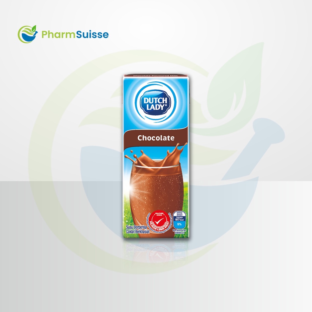 Dutch Lady Milk UHT 200 ML 1 btl (Chocolate/Coffee/Banana/Low Fat/Kurma ...