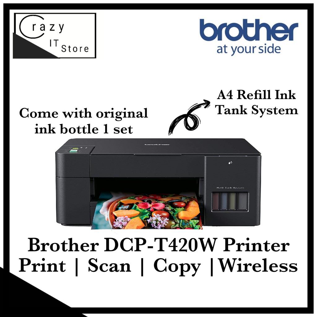 Brother DCP-T420W Ink Tank System Printer | Shopee Malaysia