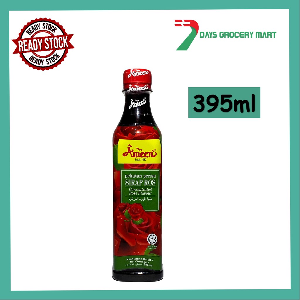 7DAYS: Ameen Sirap Ros / Syrup Rose Flavour 395ml/Ameen Rose/Sirap ...