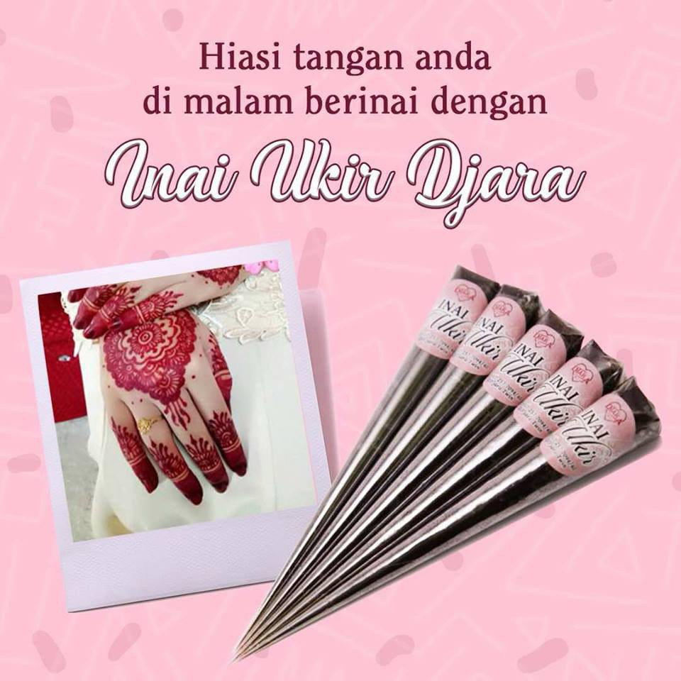 Inai Ukir Djara 1 box (10 cone) | Shopee Malaysia