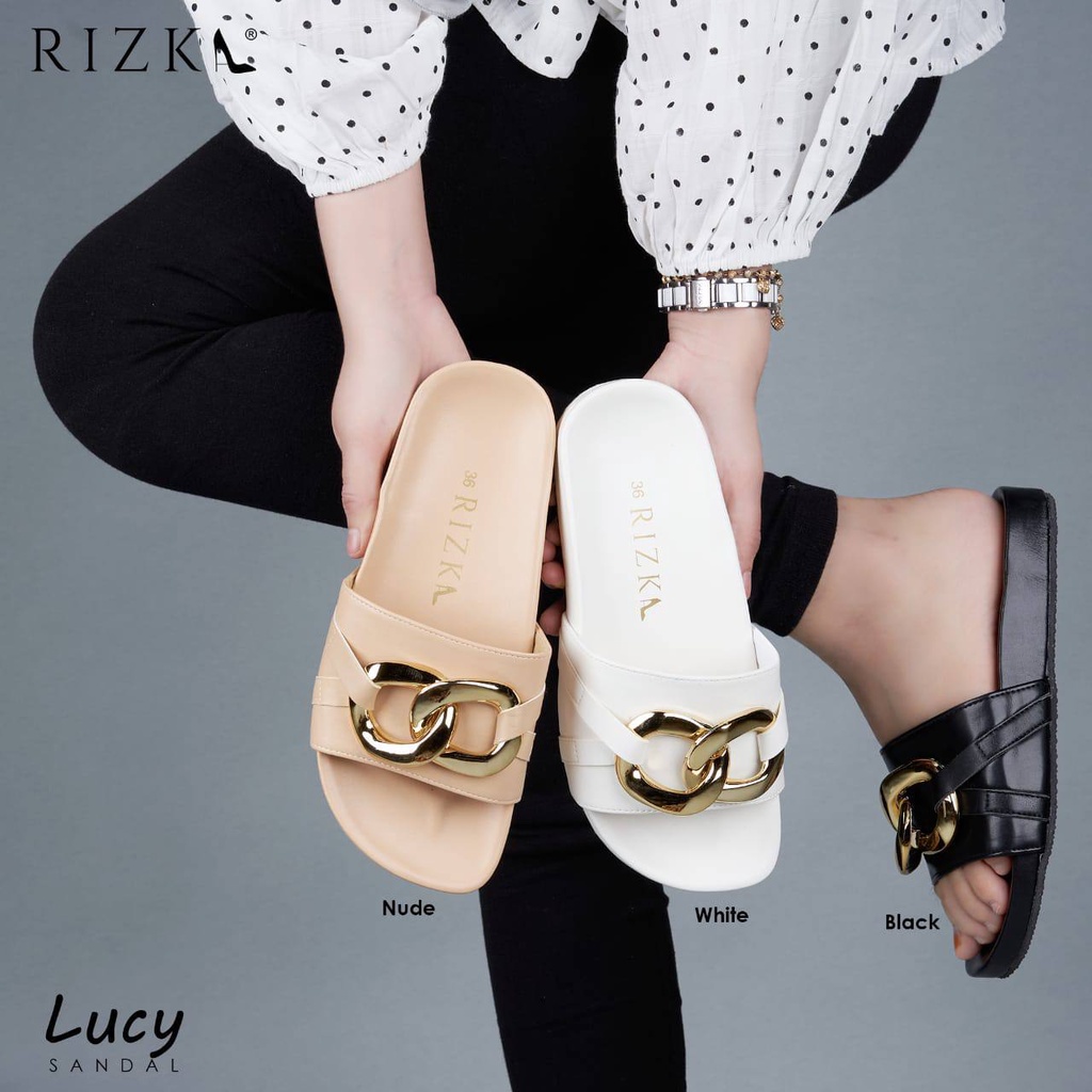 (KASUT RAYA MURAH 2022) Rizka Lucy Sandal Raya Edition | Shopee Malaysia