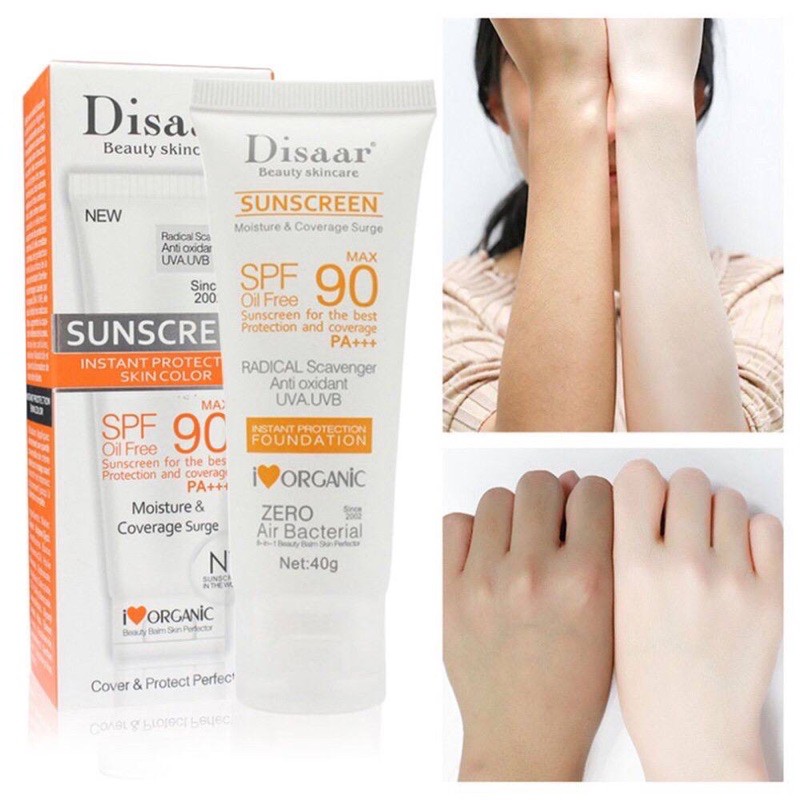 Disaar sunscreen SPF90 krim pemutih kulit badan muka dan tempat ...