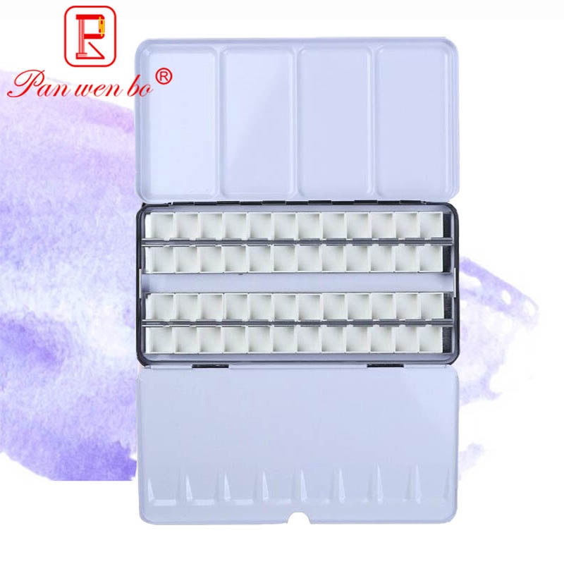 Watercolor Paints Tins Box Palette Painting Storage Paint Tray Palette ...