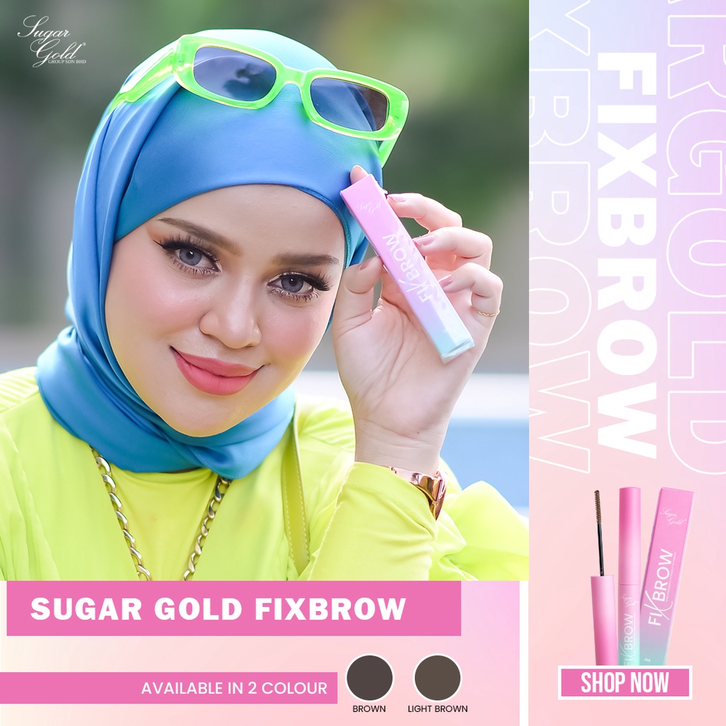 FIX BROW SUGAR GOLD | MUA BELLAZ ORIGINAL HQ | Shopee Malaysia