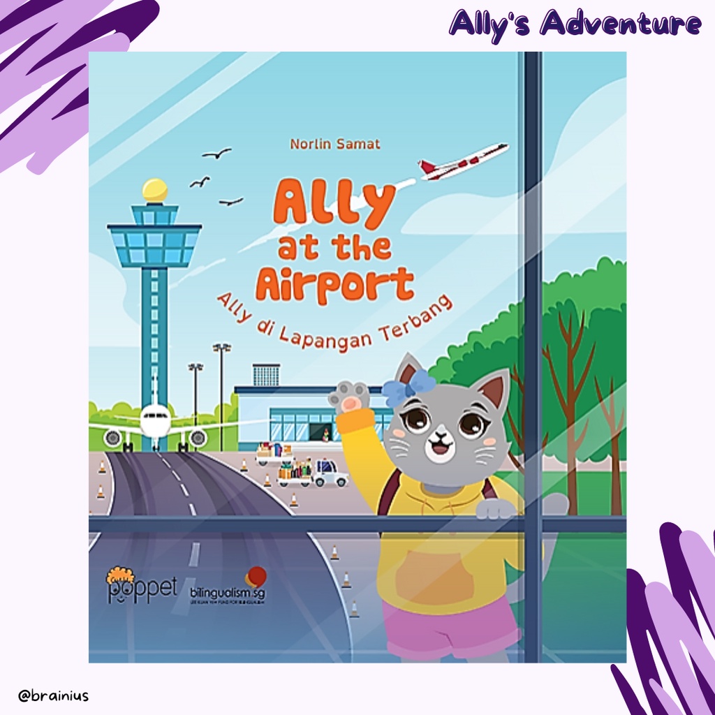 ALLY at the Airport Buku Cerita kanak-kanak bilingual Hardcover ...