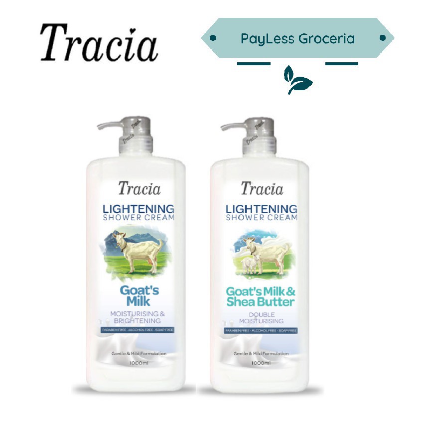 body wash Tracia Lightening Goat Milk / Shea Butter Shower Cream 1000ml ...