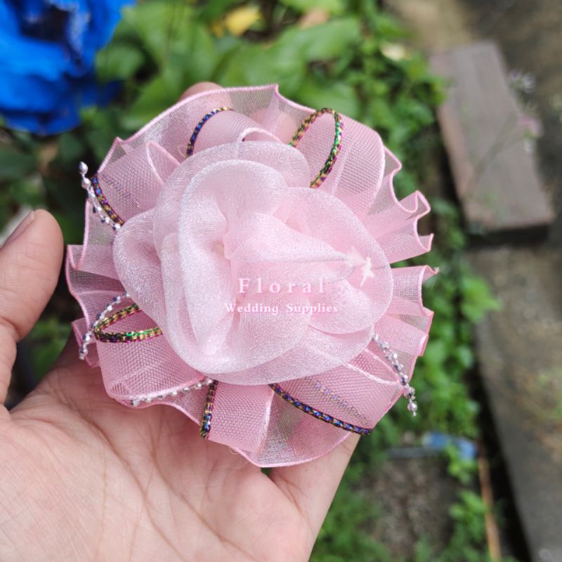 Rozek bunga/ bunga kendarat/ bunga dada (dengan safety pin) | Shopee ...