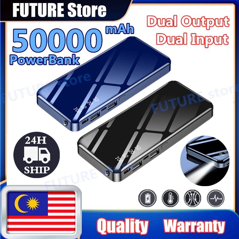 Power Bank 50000mah PORTABLE 100% PowerBanks High Quality Super Slim Charging pawerbank Dual ...