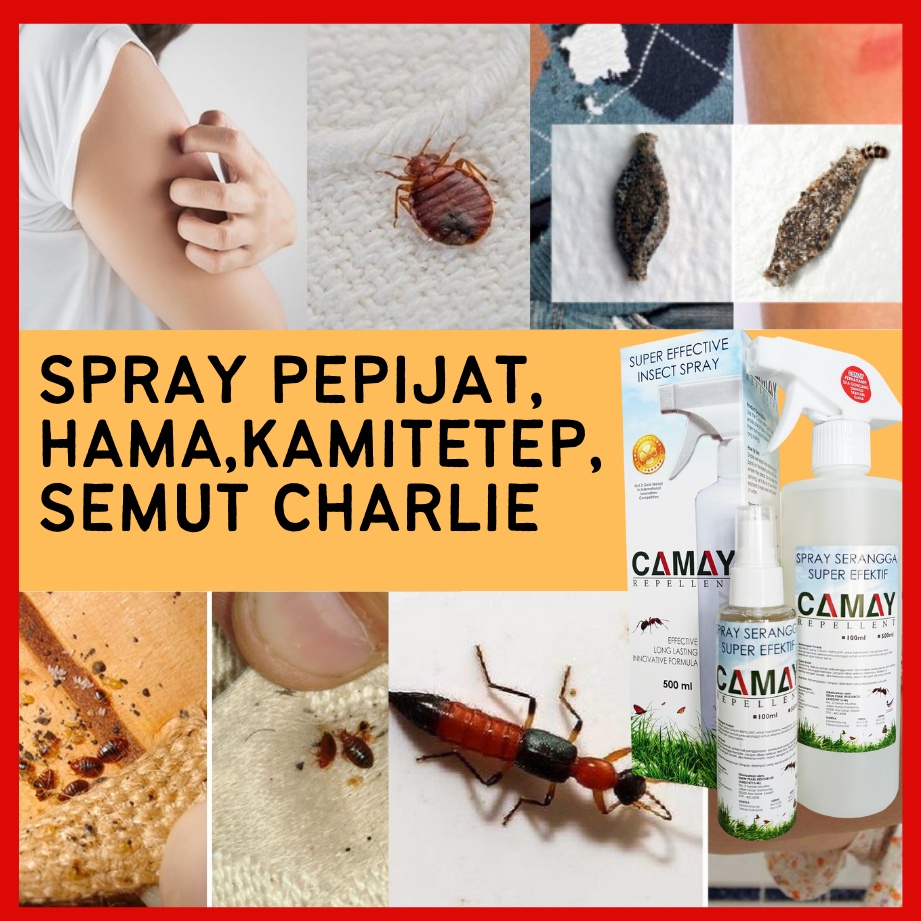SPRAY PEPIJAT / UBAT PEPIJAT / HAMA , KAMITETEP / KUTU BUSUK / BED BUGS ...