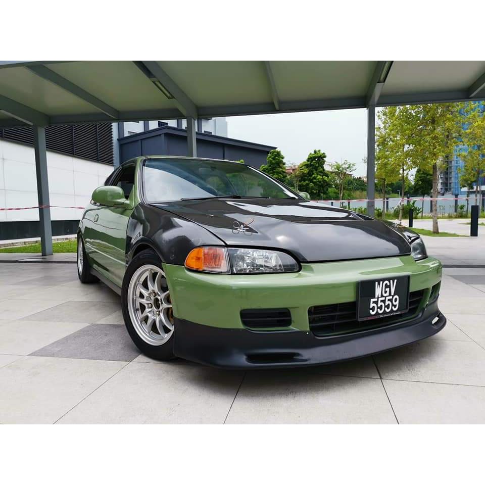 HONDA CIVIC EG6 SR3 LIP JS RACING FIBER #MOMOKVTEC | Shopee Malaysia