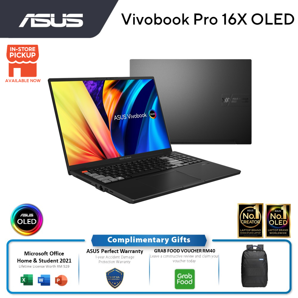 Asus Vivobook Pro 16X OLED N7601Z-MMX175WS i7-12650/ 32GB Ram/ 1TB ssd ...