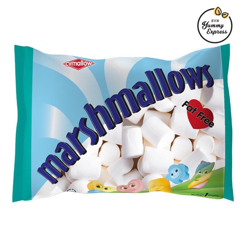 CVMALLOW LARGE WHITE MARSHMALLOW 1KG | Shopee Malaysia