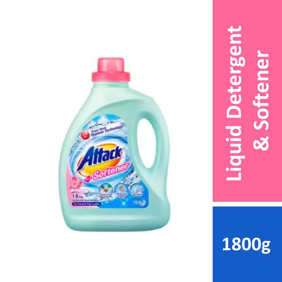 Attack Liquid Detergent plus Softener (LATS) (1800g) | Shopee Malaysia