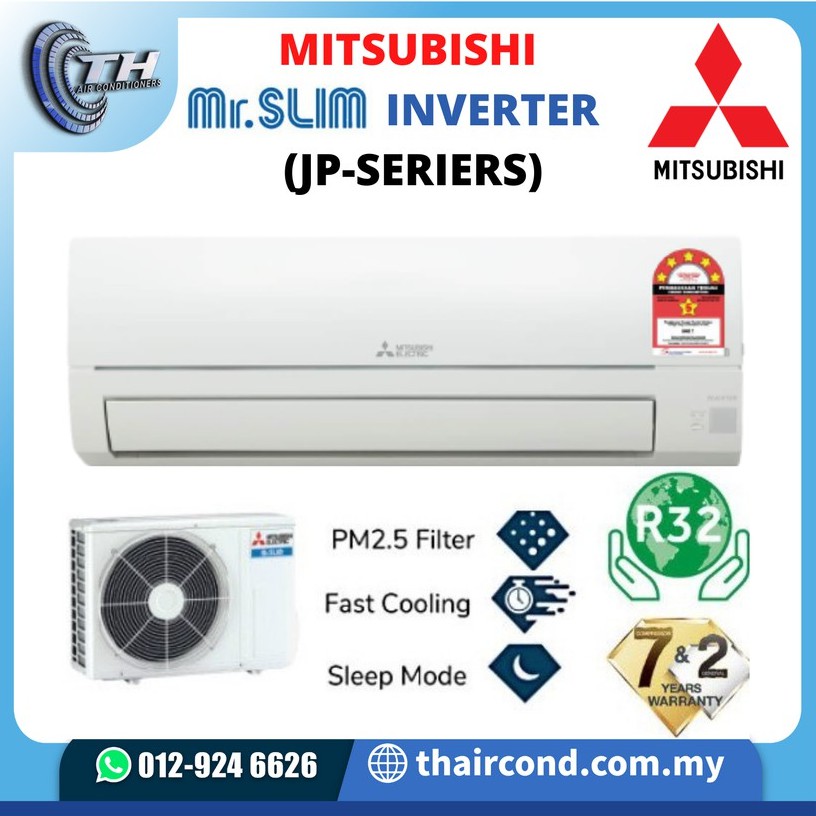 MITSUBISHI MR.SLIM INVERTER 1.0HP-2.5HP Mitsubishi Inverter 1.0HP 1.5HP 2.0HP 2.5HP Wall Type ...