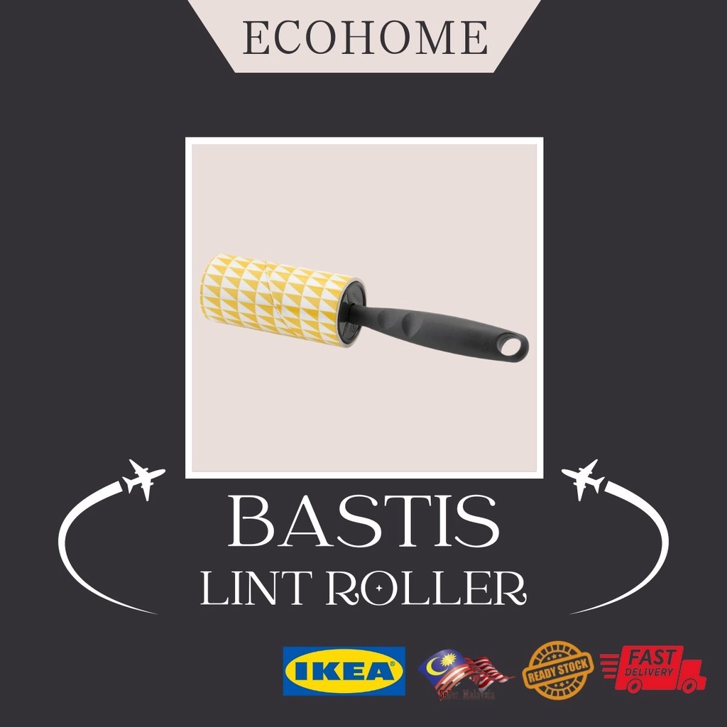 IKEA BASTIS Lint Roller-Grey(40 sheets) | Shopee Malaysia