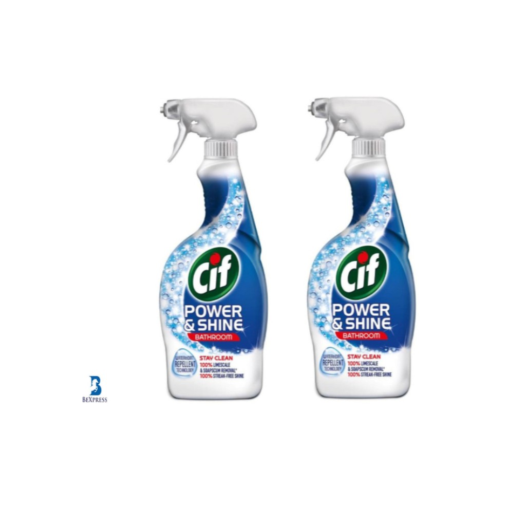 (BUNDLE) CIF POWER & SHINE BATHROOM CLEANER TOILET CLEANER SPRAY 700ML ...
