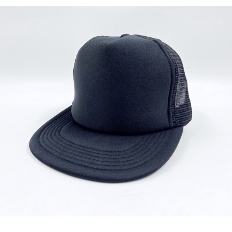 Topi Jaring Kosong Hitam Trucker Baseball Caps Plain Black Basic Cap ...
