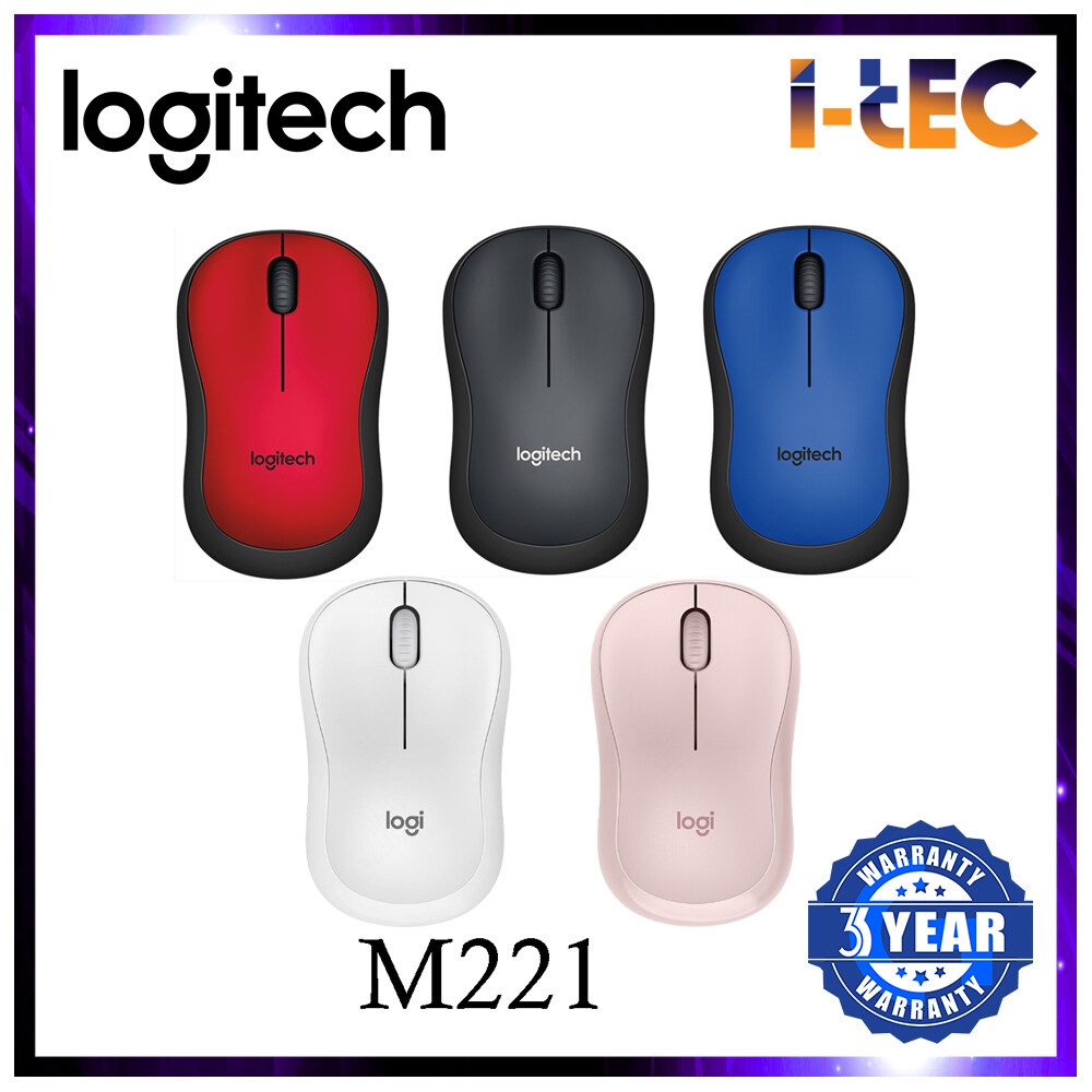 Logitech M221 Silent Wireless Mouse | Shopee Malaysia