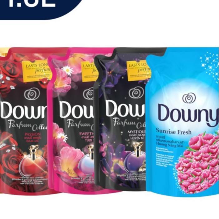 Downy Perfume Collection Fabric Conditioner Refill Pack 530ml&590ml ...