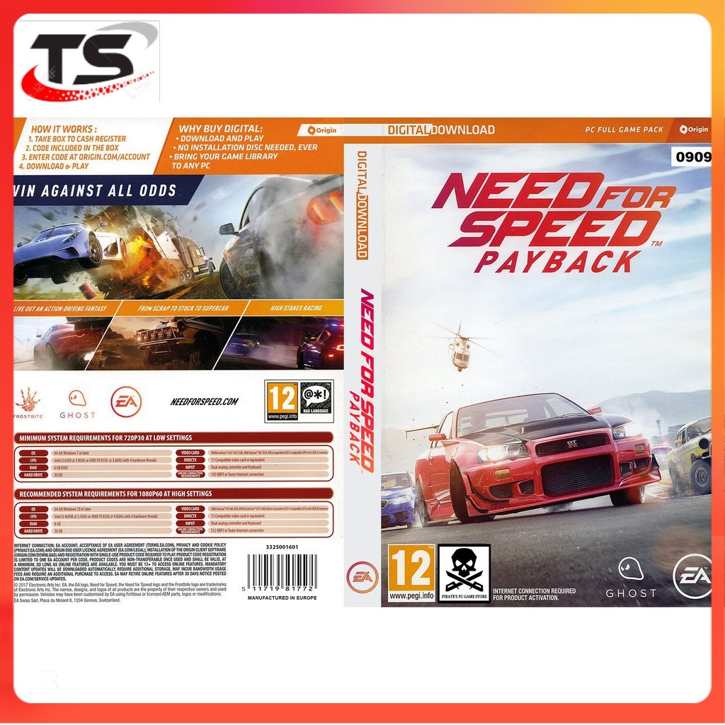 [PC] Need For Speed Payback Deluxe Edition | Shopee Malaysia