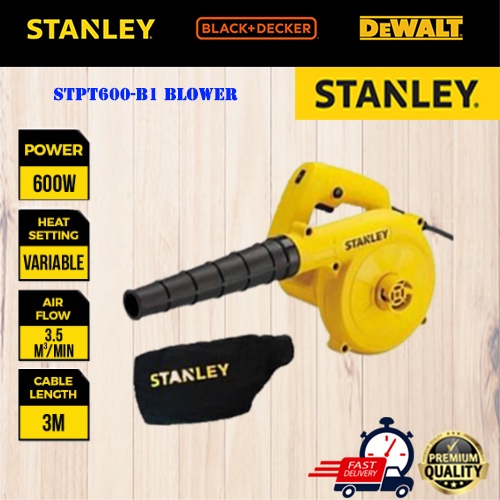 [100% ORIGINAL] STPT600 STANLEY 600W ELECTRIC BLOWER - STPT600 | Shopee ...