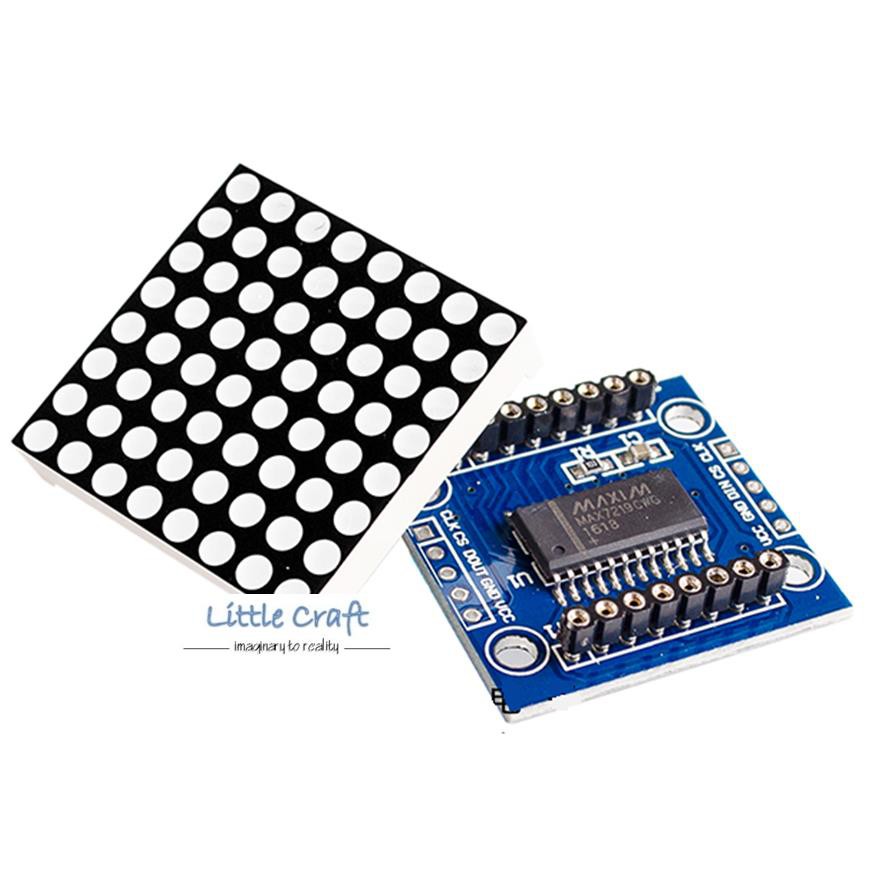 8x8 LED Dot Matrix MAX7219 Display Module for Arduino, Respberry ...