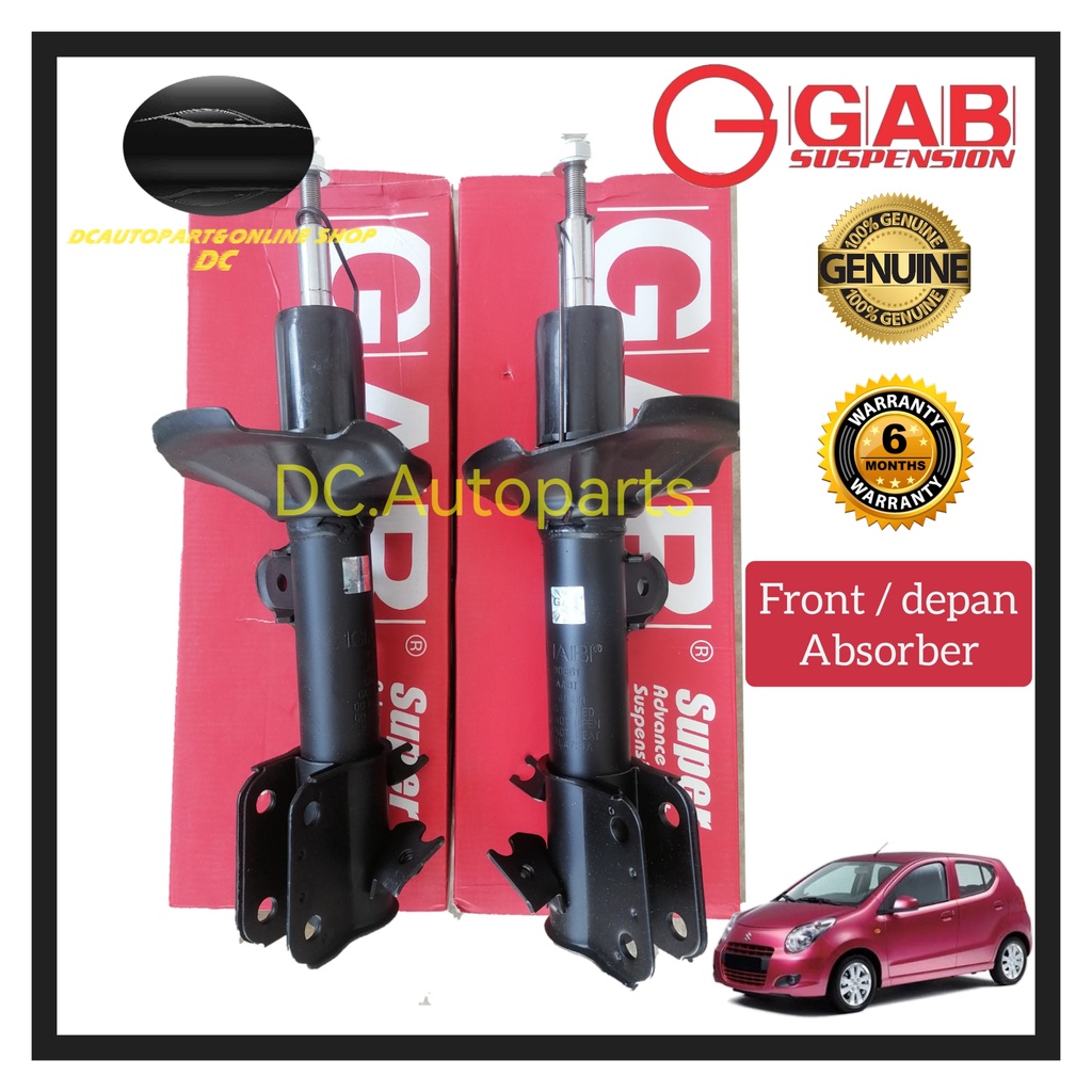 ORIGINAL GAB SUPER ABSORBER SUZUKI ALTO FRONT / REAR ( PRICE FOR 1PAIR ...