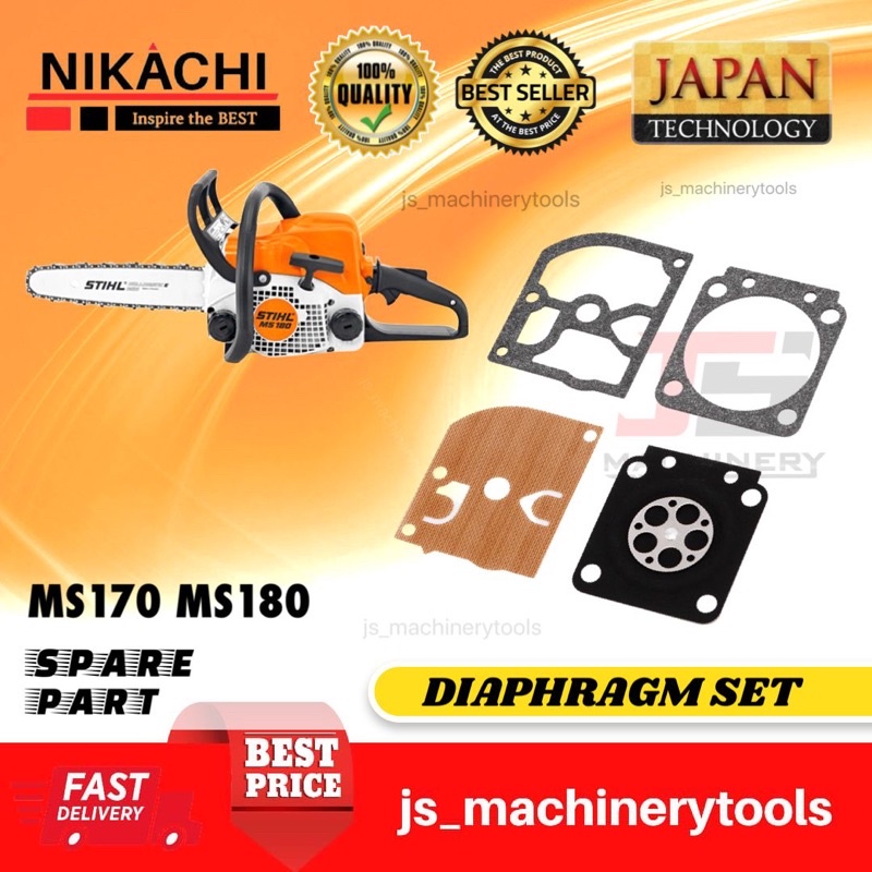STIHL Chainsaw Diaphragm Set MS170 MS180 Chainsaw Diaphragm Spare Part ...