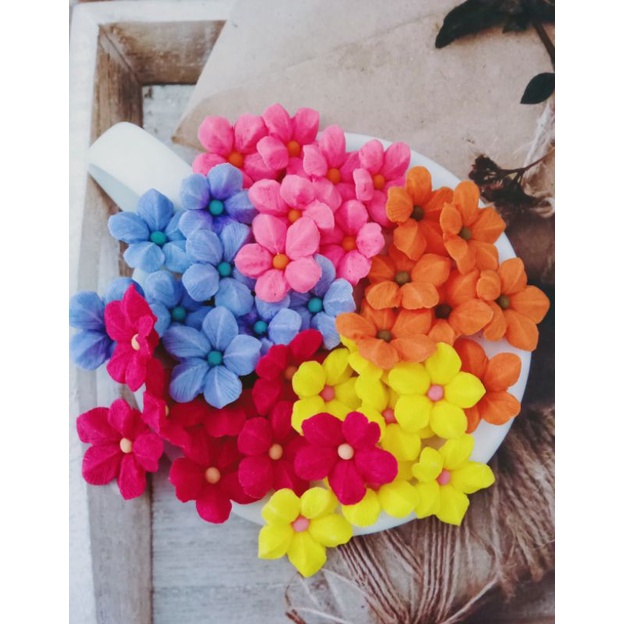 Bunga Gumpaste Edible Flower Cake Topper Bunga Hiasan plum blossom ...