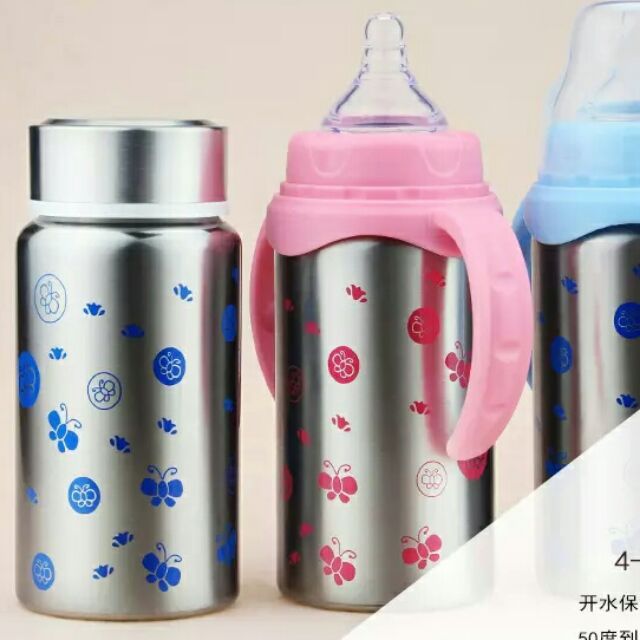 Botol Susu Thermos Baby Wide-Caliber Stainless Steel | Shopee Malaysia