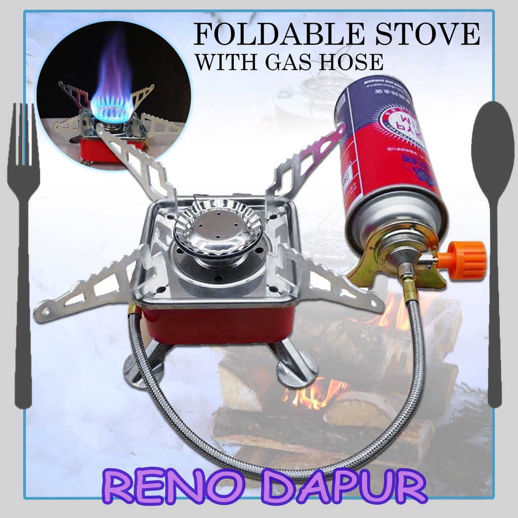 MINI STOVE Mini Gas Stove Camping Stove Burner Outdoor Picnic Gas Stove ...