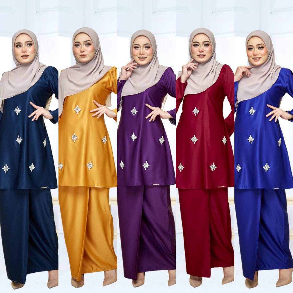BAJU KURUNG RIAU DIAMOND PEARL SKIN BAJU NIKAH TUNANG BRIDESMAID ...