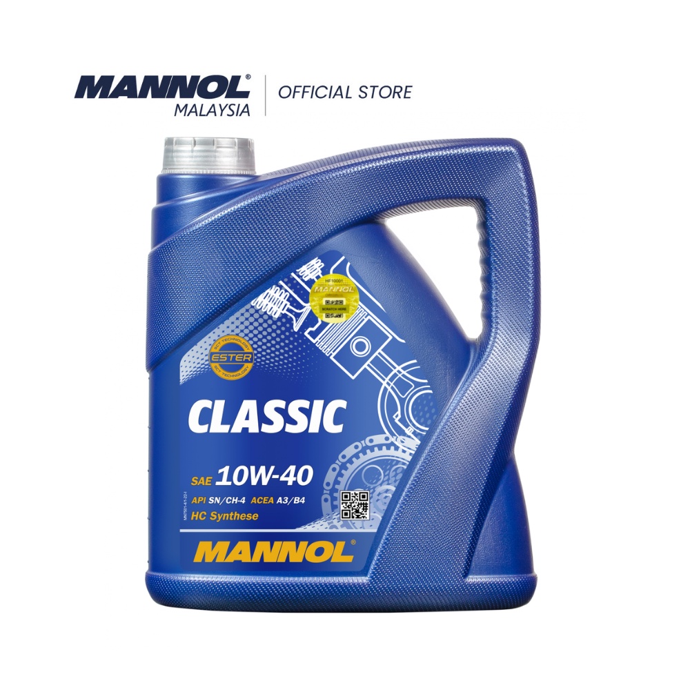 MANNOL MN7501 Classic 10W40 (1L) | Shopee Malaysia