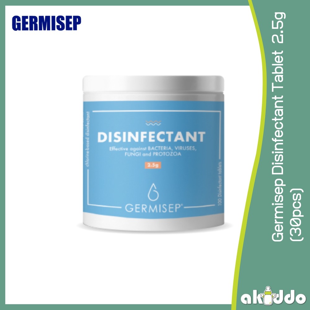 Germisep Disinfectant Tablet 2.5g (30 tablets) | Shopee Malaysia