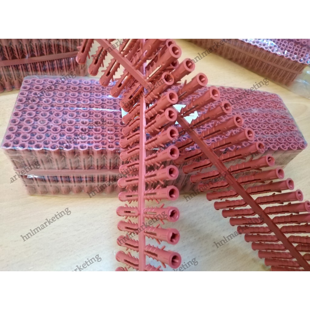 PVC WALL PLUG 6MM ( 1000PCS ) RED | Shopee Malaysia